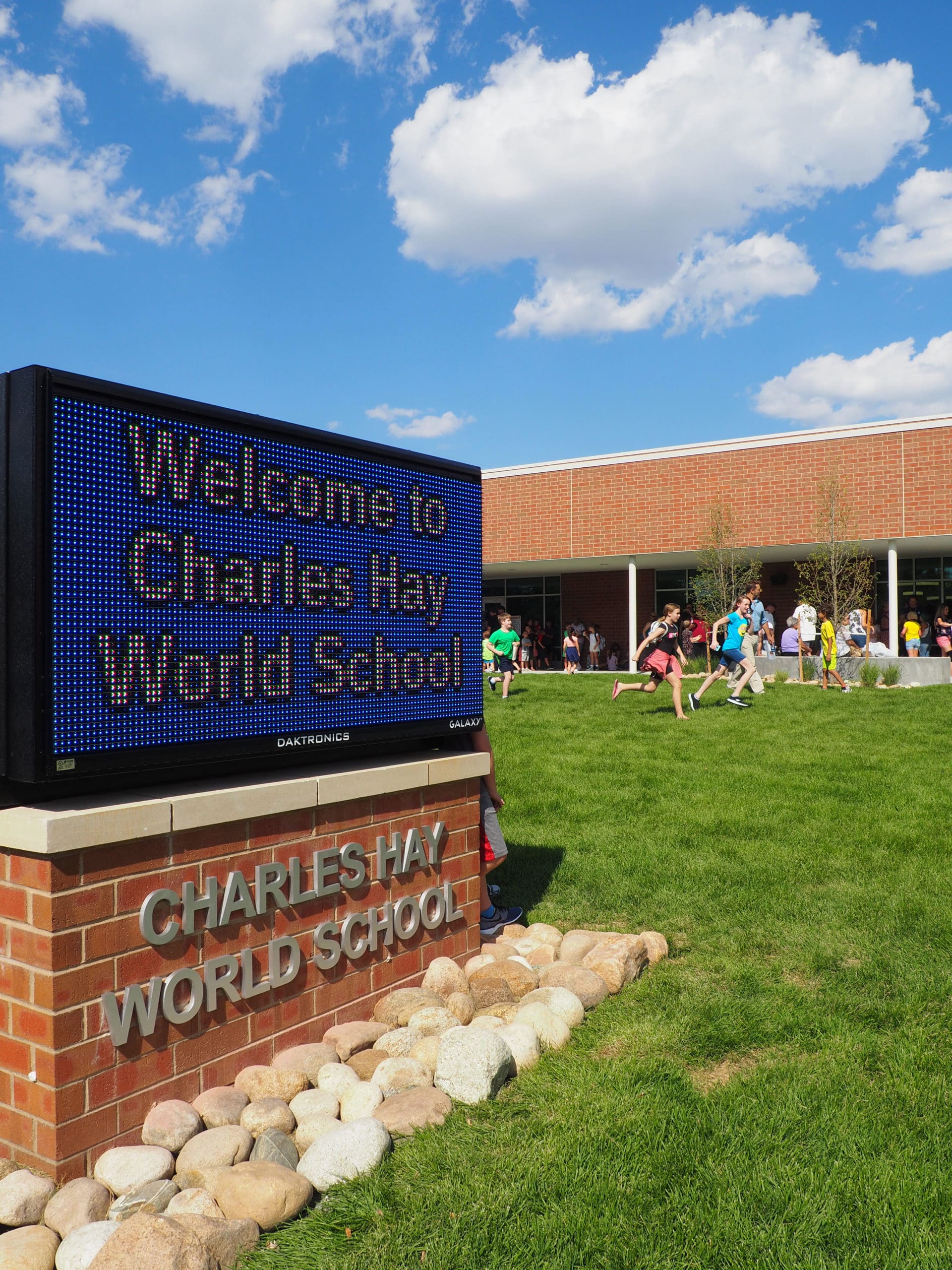Charles Hay World School Ribbon Cutting - Fransen Pittman